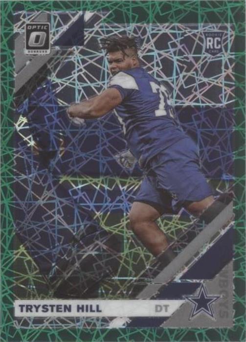 2019 Panini Donruss Optic - Rookies Trysten Hill #127 Green Velocity ...