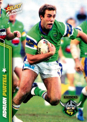 2007 CANBERRA RAIDERS NRL Card ADRIAN PURTELL | eBay Australia