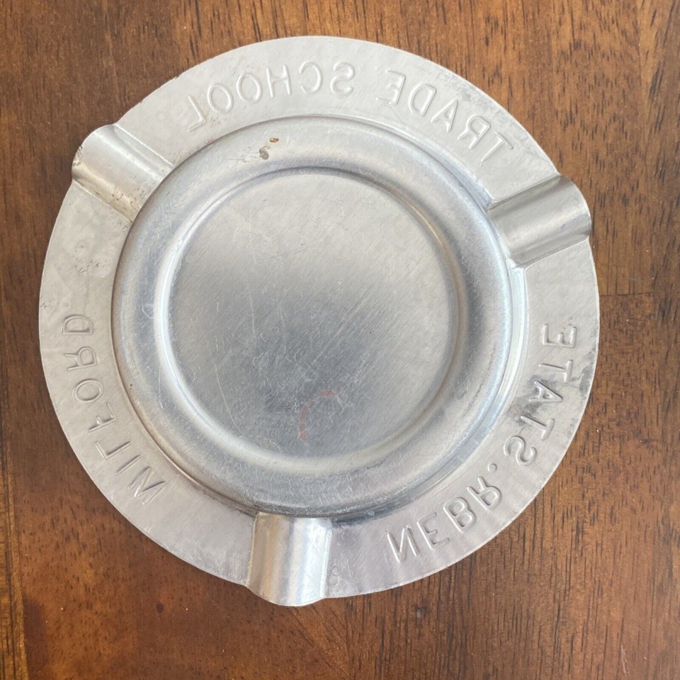 Nebraska State Milford Trade School NE Metal Ash Tray | eBay