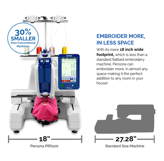 Brother Persona PRS100 Computerized Embroidery Machine | Brand NEW | eBay