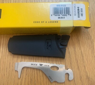 BUCK SELECTOR 2.0 KNIFE BLADE NEVER USED IN BOX N17****** | eBay