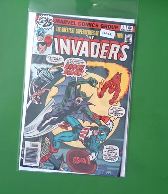 INVADERS #7 VOL. 1 HIGH GRADE 1ST APP NEWSSTAND MARVEL COMIC BOOK V44 ...
