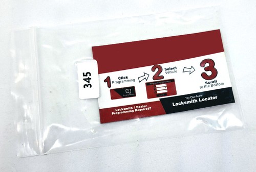 NEW Keyless Entry Key Fob Remote Program Instructions for Many Vehicles ...