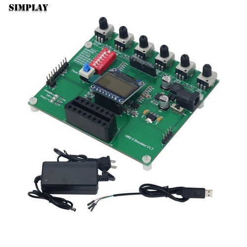 OBD II Simulator OBD2 ECU Simulator with 0.96" 128*64 OLED Screen | eBay