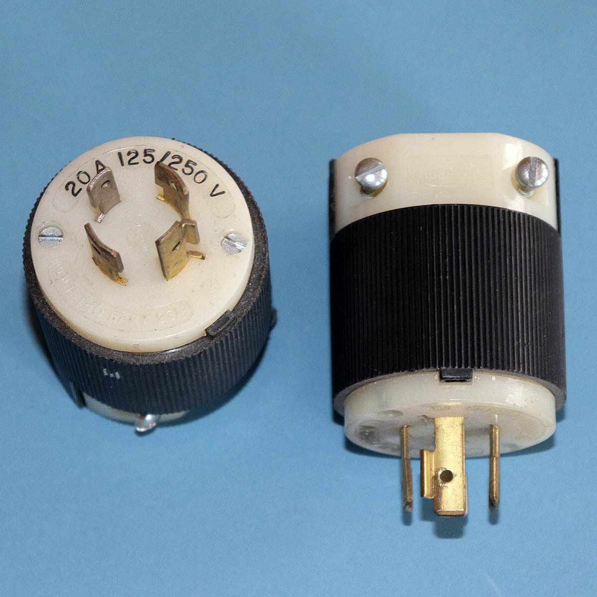 HUBBELL 20A 125/250V 231A MALE TWIST-LOCK CONNECTOR LOCKING PLUG | eBay