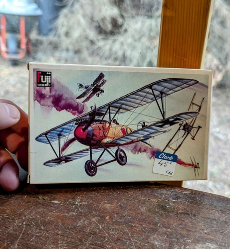 VINTAGE FUJI ALBATROS D-III WW1 FIGHTER MODEL AIRCRAFT KIT - 1:72, 1972 ...