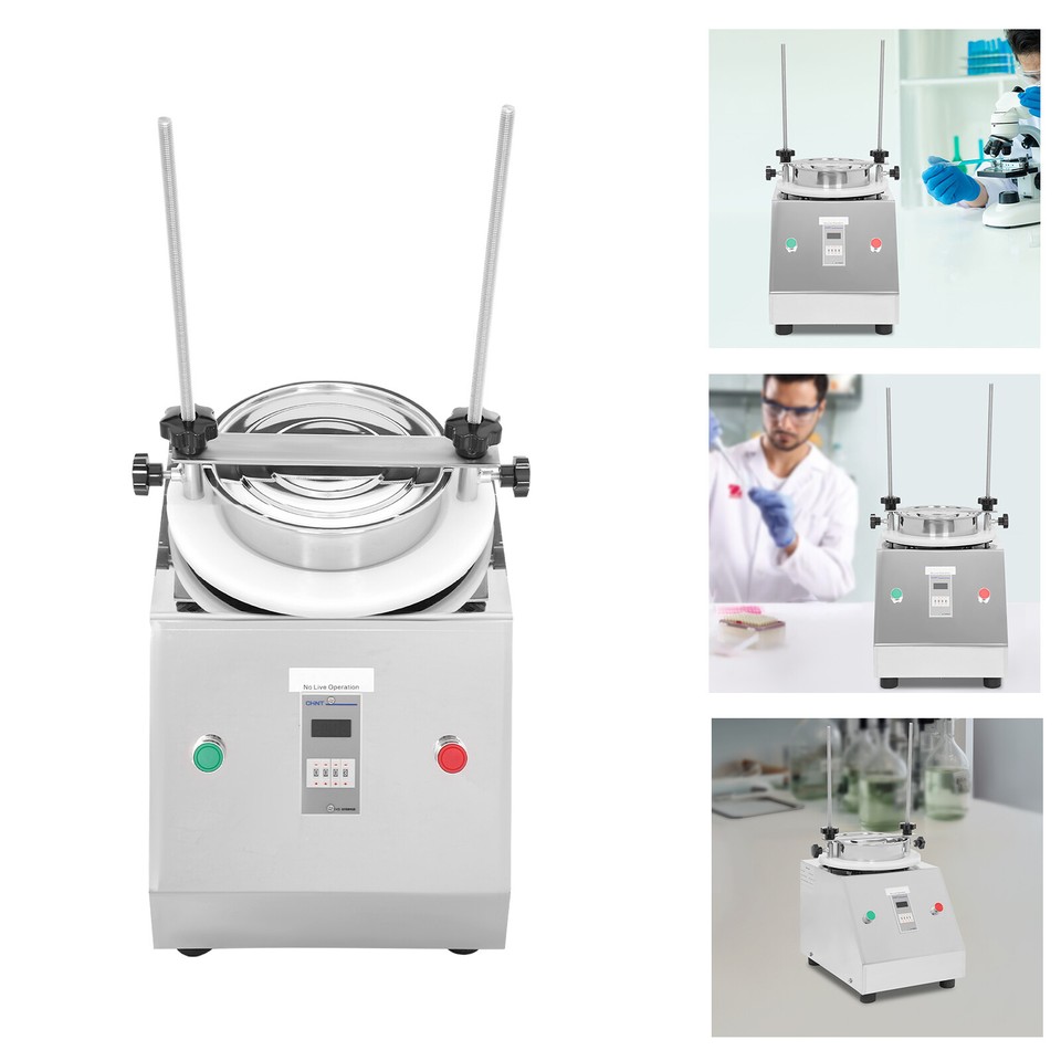 110V Electric Vibrating Sieve Shaker Sifter Machine w/ 200 Mesh ...