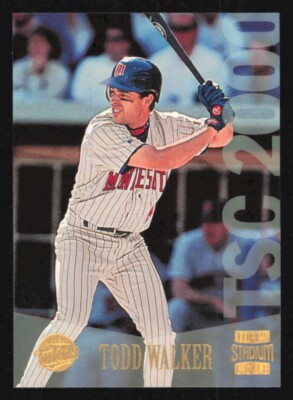 1997 Topps Stadium Club TODD WALKER MEMBERS ONLY card MINNESOTA TWINS ...