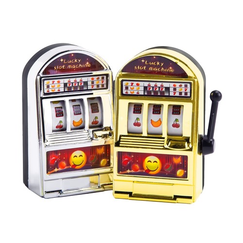 BigOtters Mini Slot Machine Toy, 2PCS Funny Toy Mini Lucky Slot Machine ...