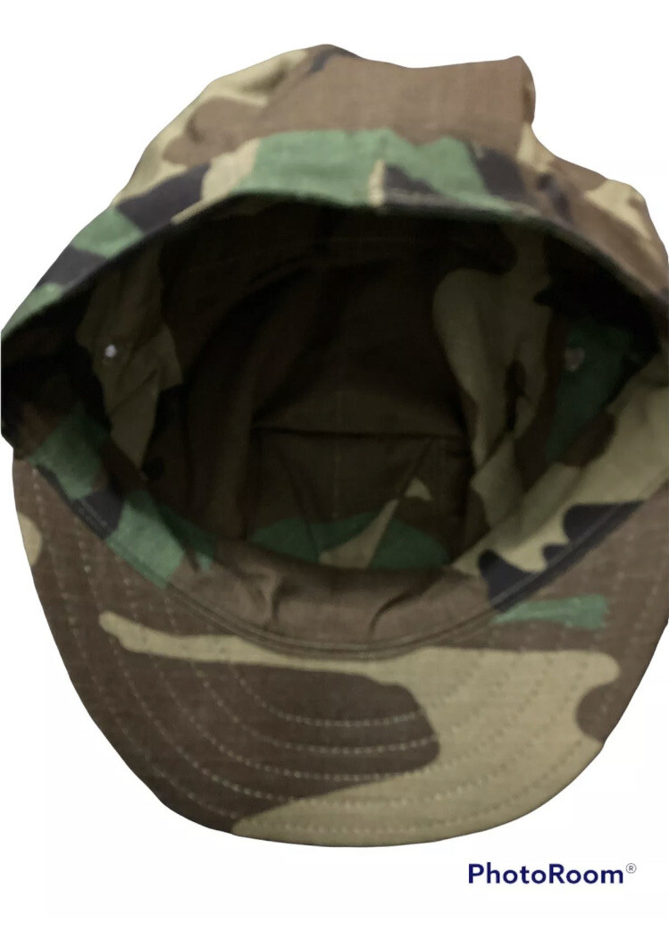 GENUINE US ARMY ISSUE BDU PATROL CAP HAT WOODLAND CAM… - Gem