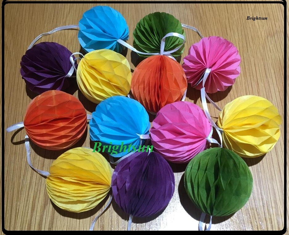 8ft Honeycomb Ball Garland Bunting Banner Party Birthday Decoration 13 ...