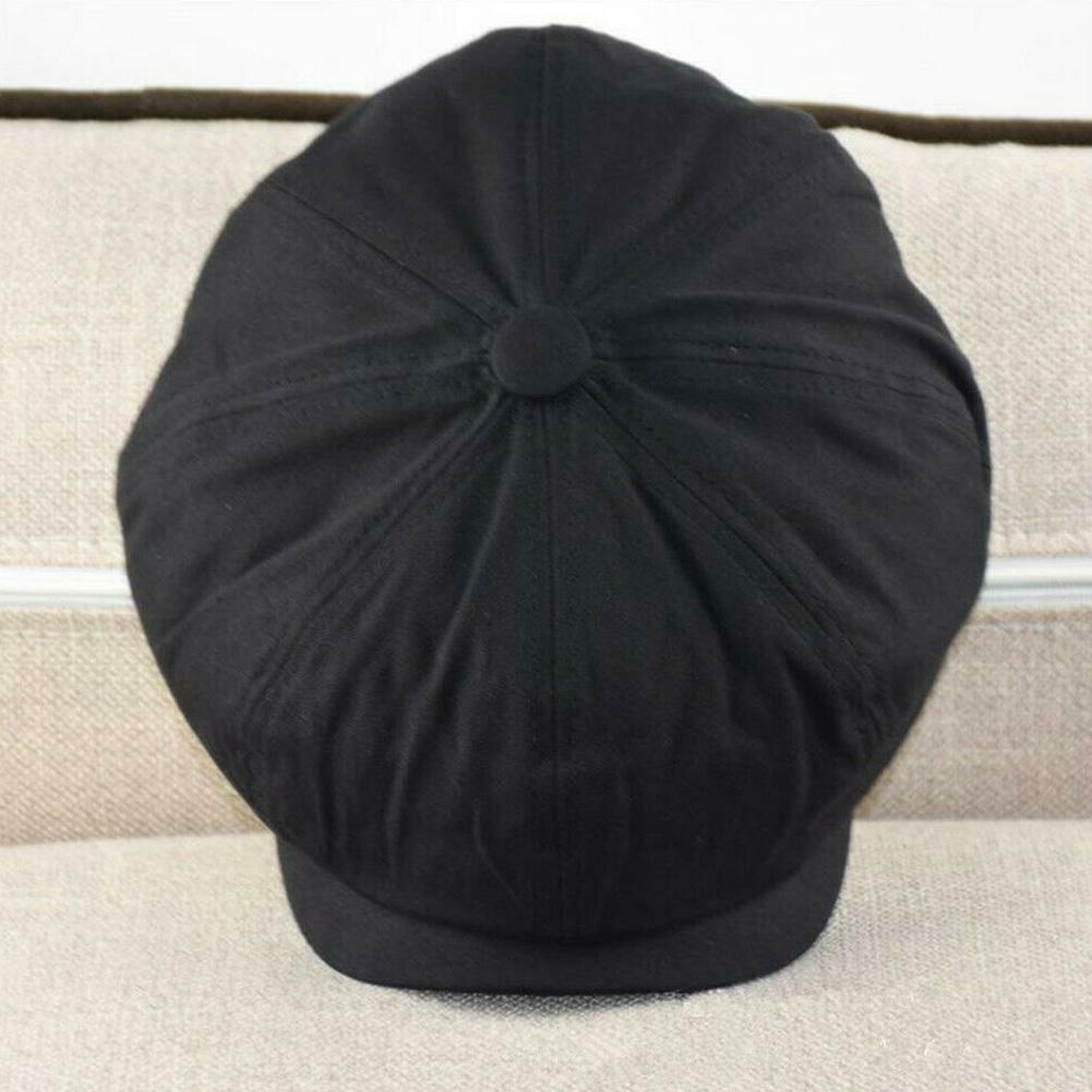 Men Vintage Painter Beret Hats summer Octagonal Newsboy R9 Flat Hat Cap ...