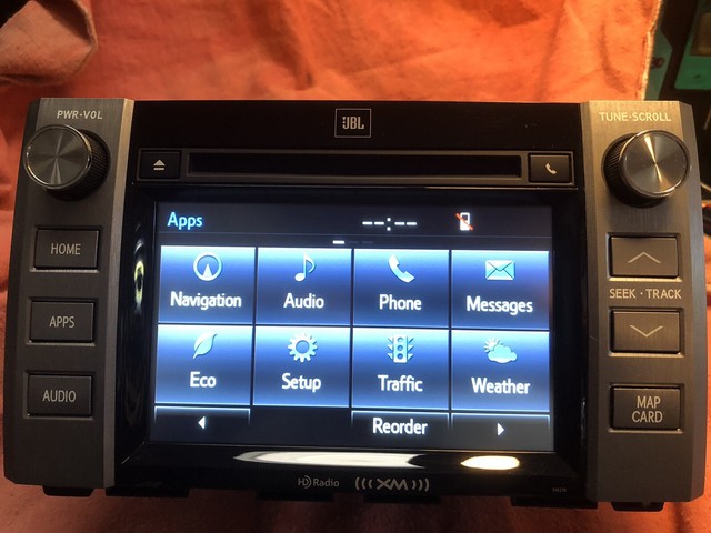 2018 Toyota Tundra Am FM JBL Navigation Radio Receiver 510210 OEM 86100 ...