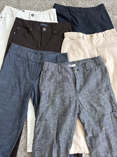 Women’s Size 6 Pants Jeans Slacks Joggers Bottoms Lot Of 6 Pieces | eBay