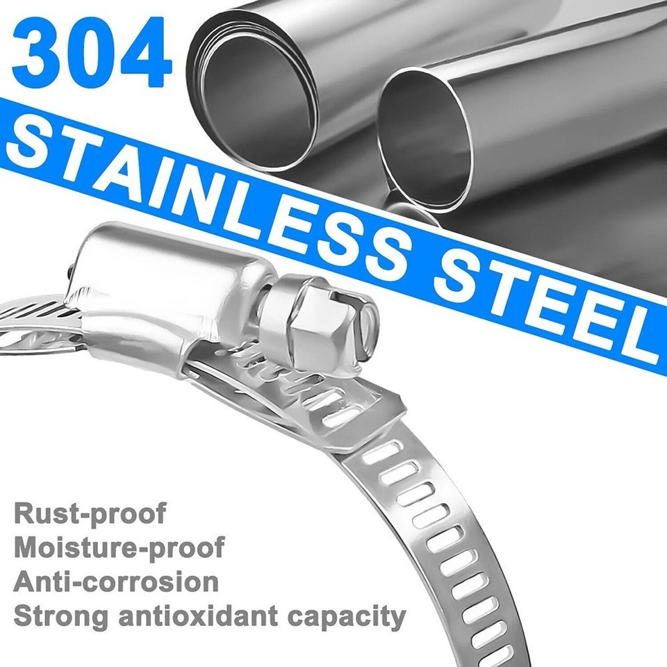Adjustable Stainless Steel Clamp with Excellent Pressure Resistance 9 ...
