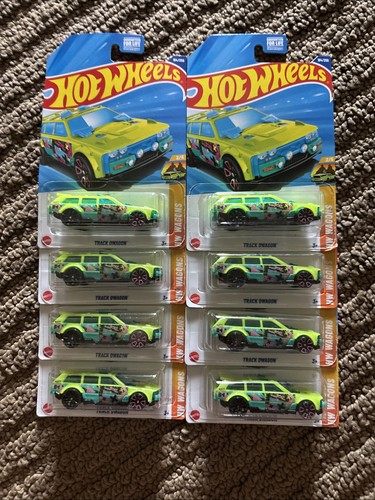Hot Wheels 2025 Track Dwagon HW Wagons Set/Lot Of 8 KROGER EXCLUSIVE ...
