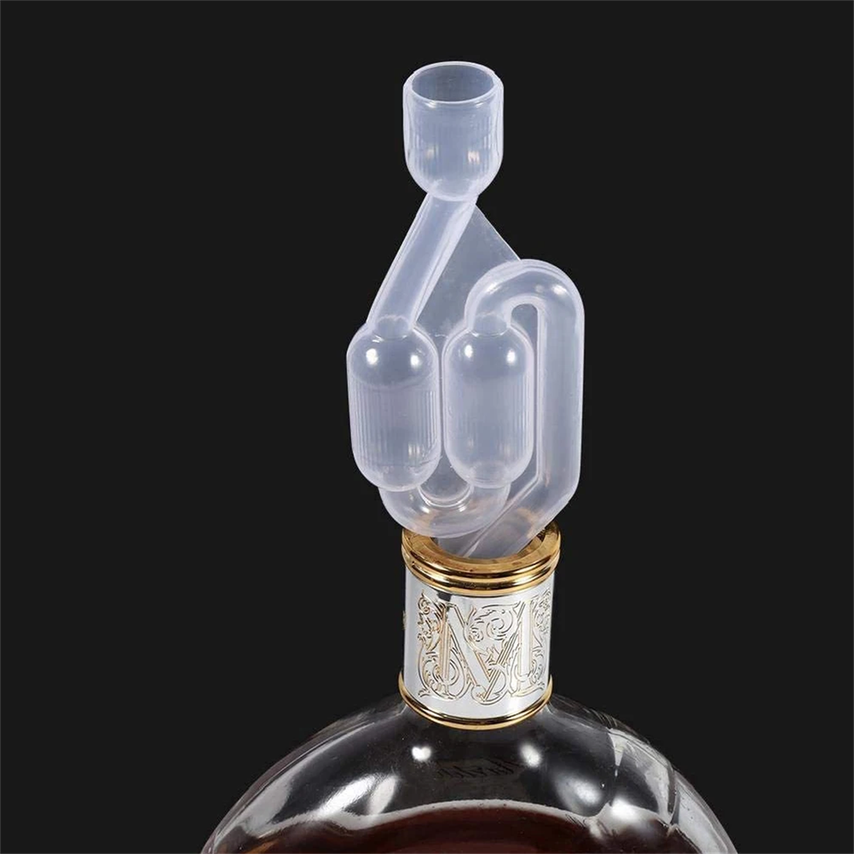 2PCS New Transparent One-way Beer Making Tool Equipment Airlock ...