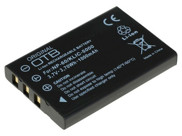 Batteria FNP60 NP-60 Ricambio pe SAMSUNG SLB-1037 SLB-1137 Digimax V10 ...