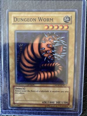 YuGiOh Dungeon Worm - MDP2-EN018 - Common - Limited Edition Near Mint ...