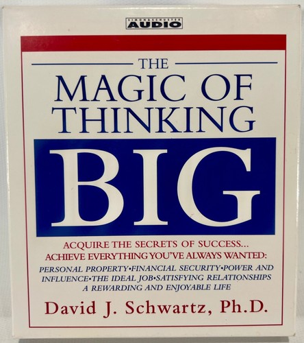 The Magic of Thinking Big · David J. Schwartz, Ph.D. · 4CD Audiobook - FREE SHIP 9780743529037 ...