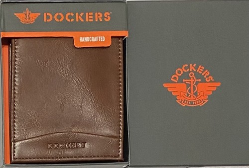 Dockers Men's Wallet-Man Made Materials - Brown Tri-Fold 193671270145| eBay