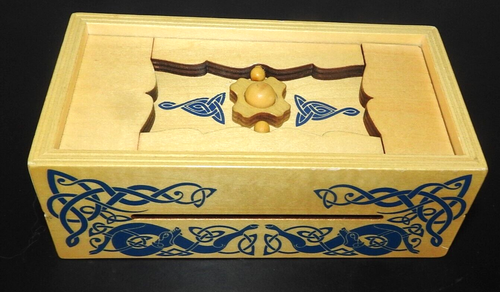 True Genius Wooden Puzzle Box by Project Genius Viking Sea Chest w ...