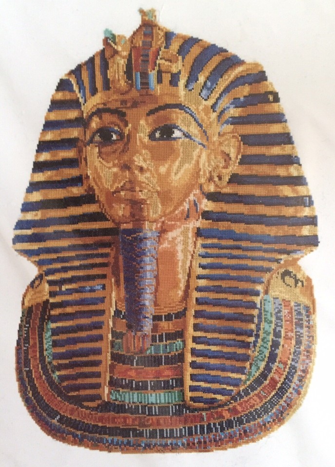 New Unopened Thea Gouverneur Holland King Tut Cross Stitch Kit Gorgeous ...