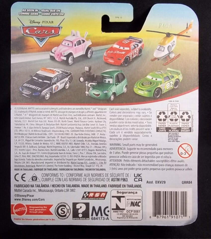 Pixar Cars Derek Wheeliams NEW 2021 | eBay