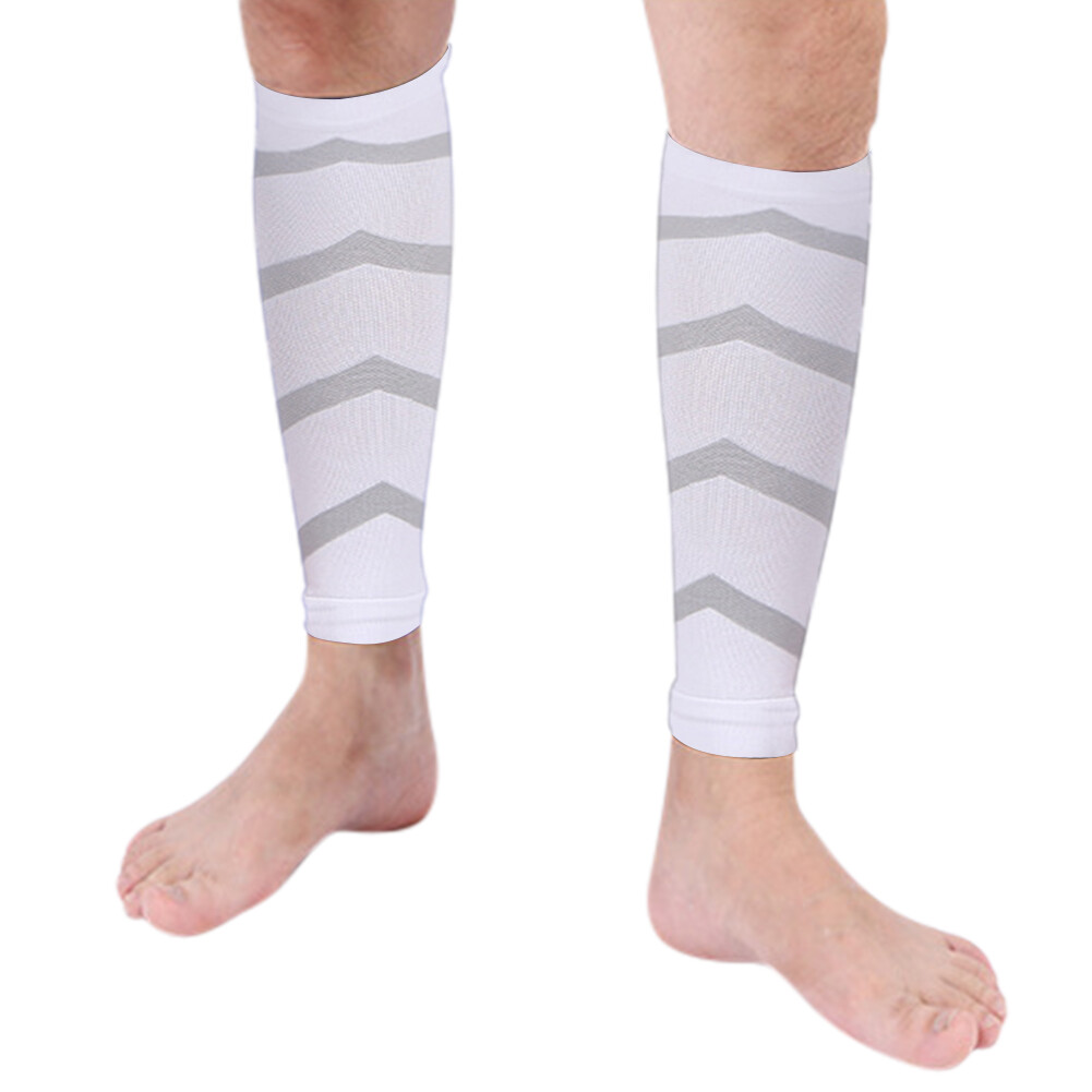 EY# Leg Calf Shin Splints Support Running Athletics Compression Sleeves ...