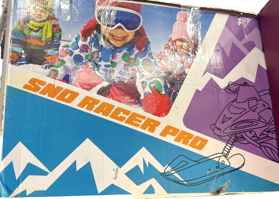 Snow Racer Pro, Recreational, Snow Sled, Winter Fun, Blue in Color | eBay