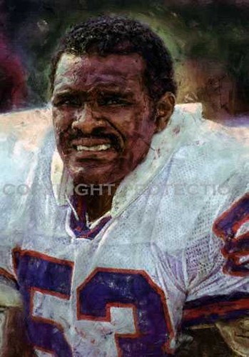 Rare Harry Carson Giants Art Print only 50 11x18 | eBay