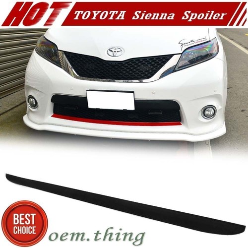 Unpaint Fit FOR TOYOTA Sienna XL30 3rd Front Lip Spoiler Minivan 2012 ...