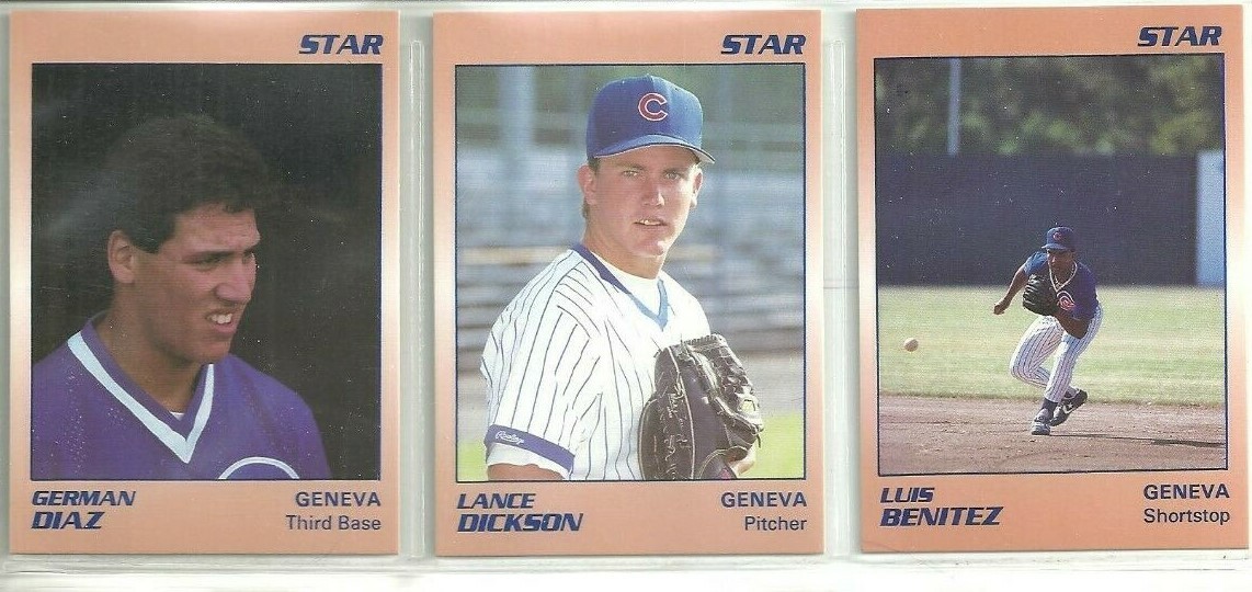 1990 Star Geneva Cubs 26-card Minor League Team Set Lance Dickson | eBay