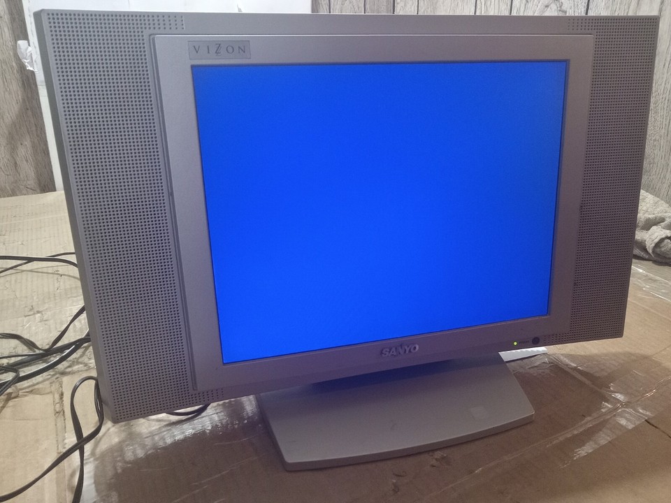 Tested! Pic Proof! Sanyo Vizon TV CLT 1554 15" Television - No Remote ...