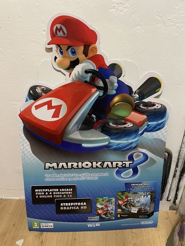 Mario Kart 8 Nintendo Wii U Store Standee Display Sign *RARE* | eBay