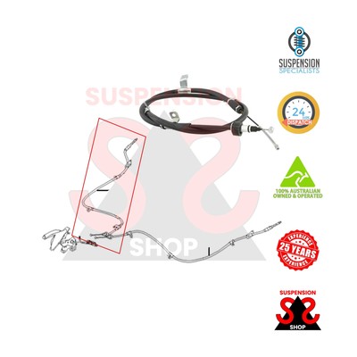 Right Rear Cable Pull, Parking Brake Suit HYUNDAI ix35 2.4 4WD ix35 (LM ...