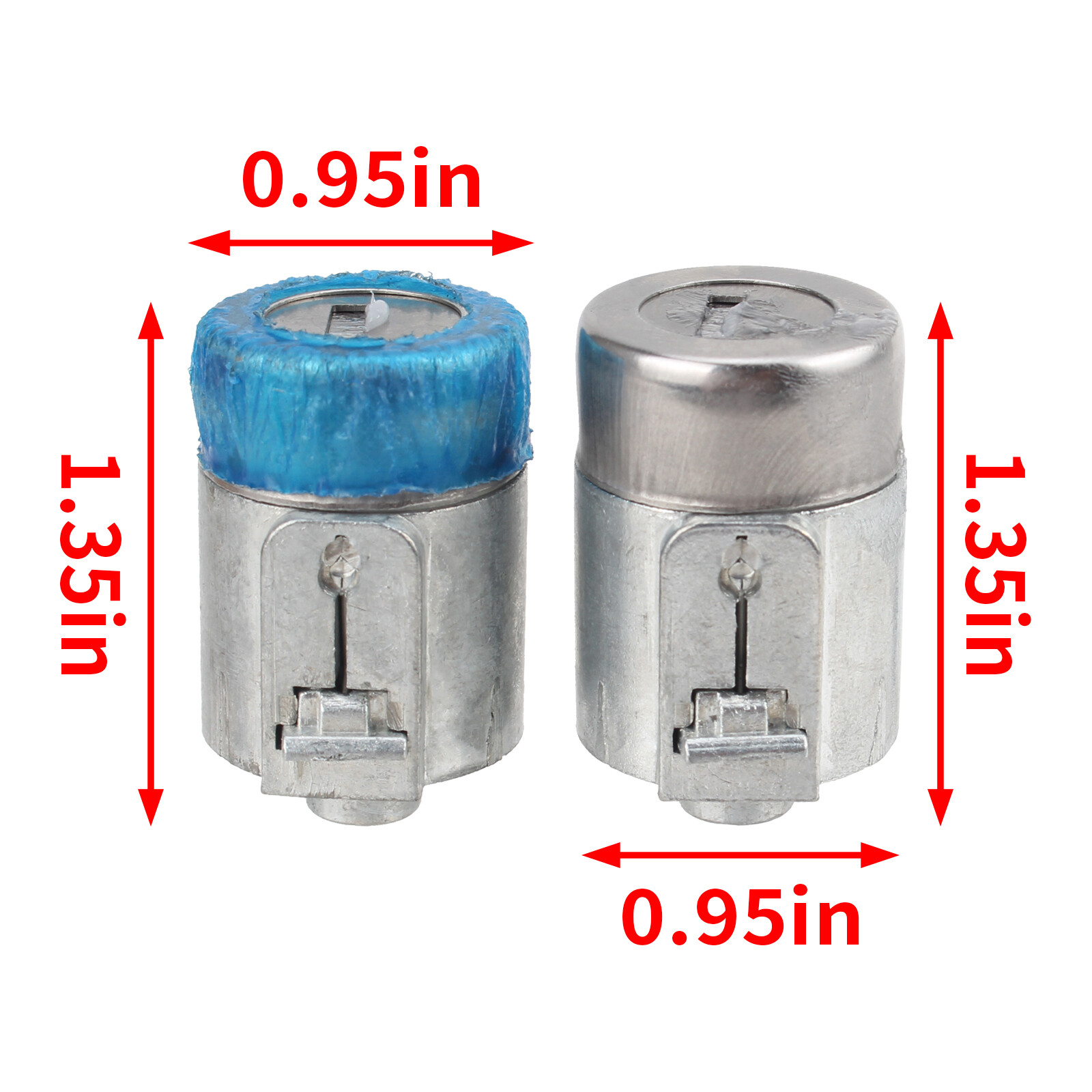 Door Lock Cylinder Kit Pair Set+Keys for 1995-99 GMC Suburban C1500 ...