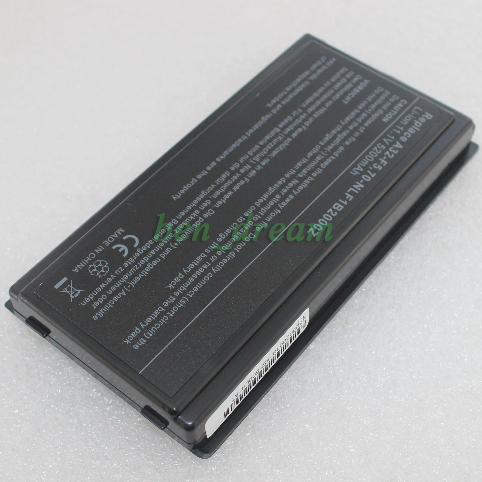 5200mAh Battery for ASUS X50C X50M X50N X50R X50RL X50SL X50V X50VL A32 ...