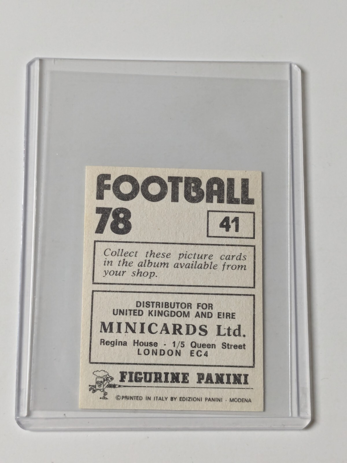 Panini Football 78 1978 Sir Alf Ramsey Birmingham Unused Album Sticker ...
