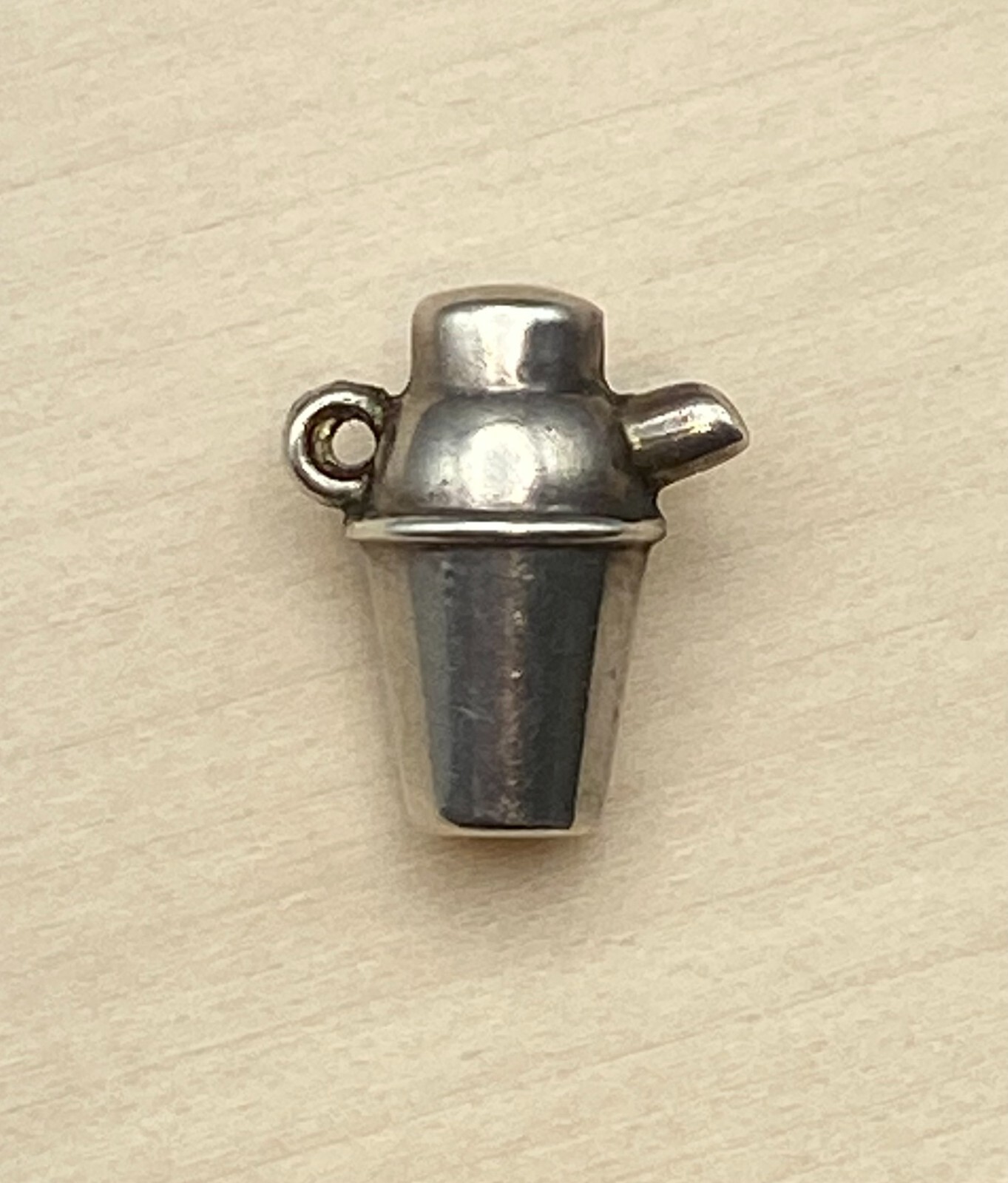 Vintage Sterling Silver Cocktail Shaker Charm | eBay