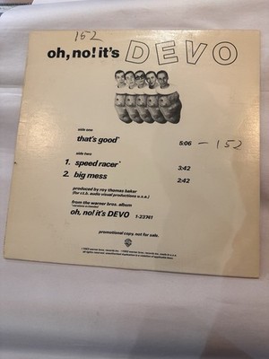 Oh, No it’s Devo promotional single 1983 VG+ PRO -A-1099 | eBay