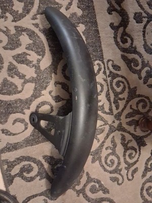HD HARLEY 93 06 FXSTS SPRINGER SOFTAIL FRONT WHEEL FENDER BLACK ASSY ...