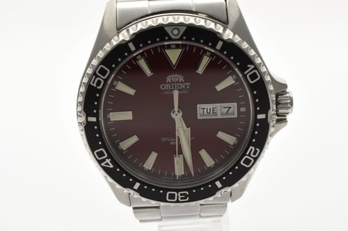 [Near MINT] ORIENT F692-UAA0 Kamasu Red Face Automatic Men's 40m watch ...