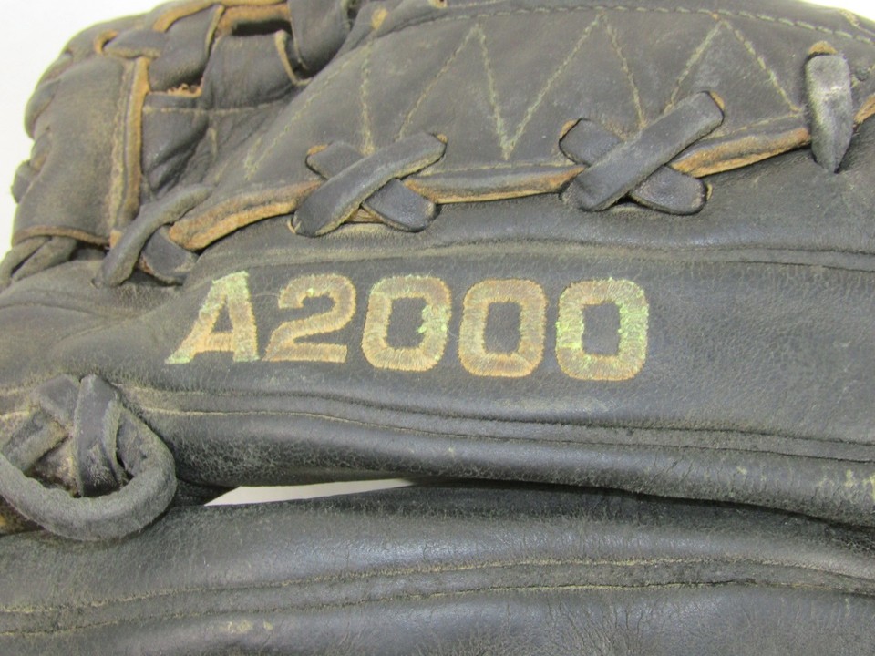 Vintage Wilson The A2000 Baseball Glove-RHT-Black-Pro Stock-Japan ACP ...