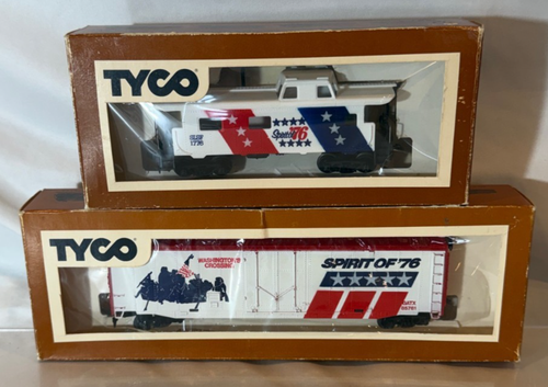 🚂Tyco HO Scale 50' #362A Spirit of 76 The Minutemen Boxcar Set (2) 🚂 | eBay