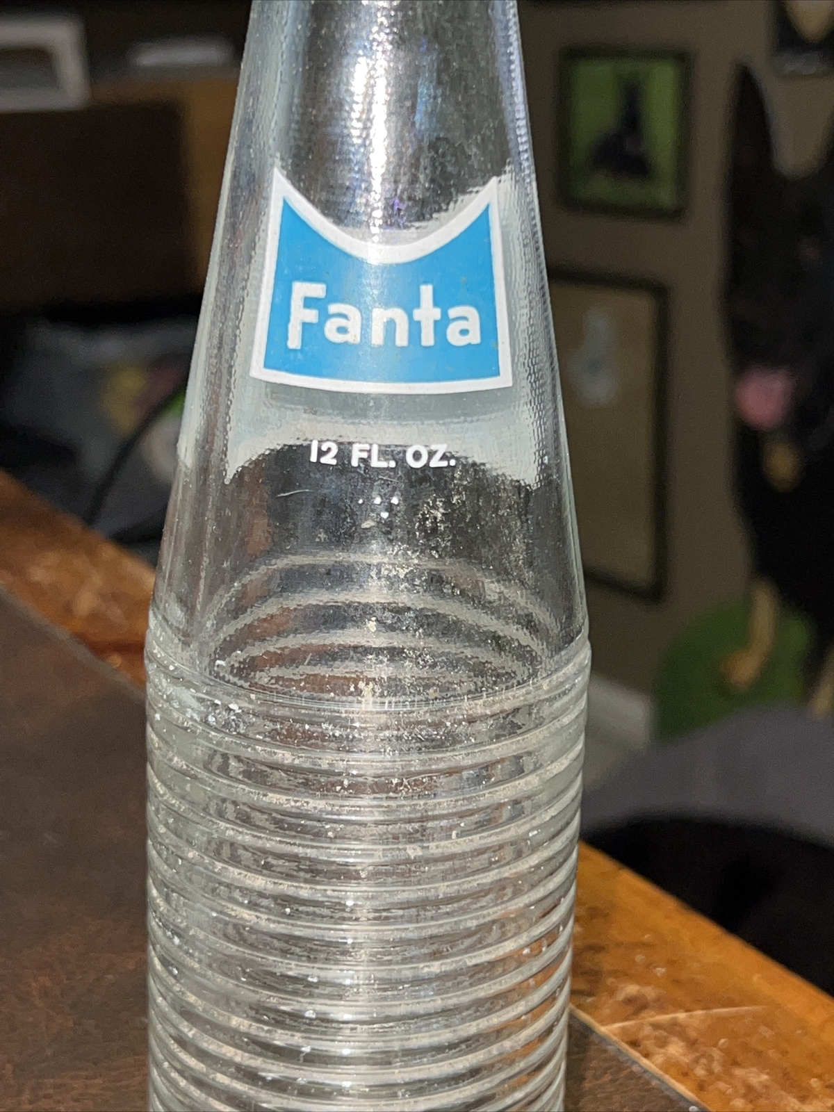 Vintage 1940s Applied Label Soda Bottle Fanta | eBay