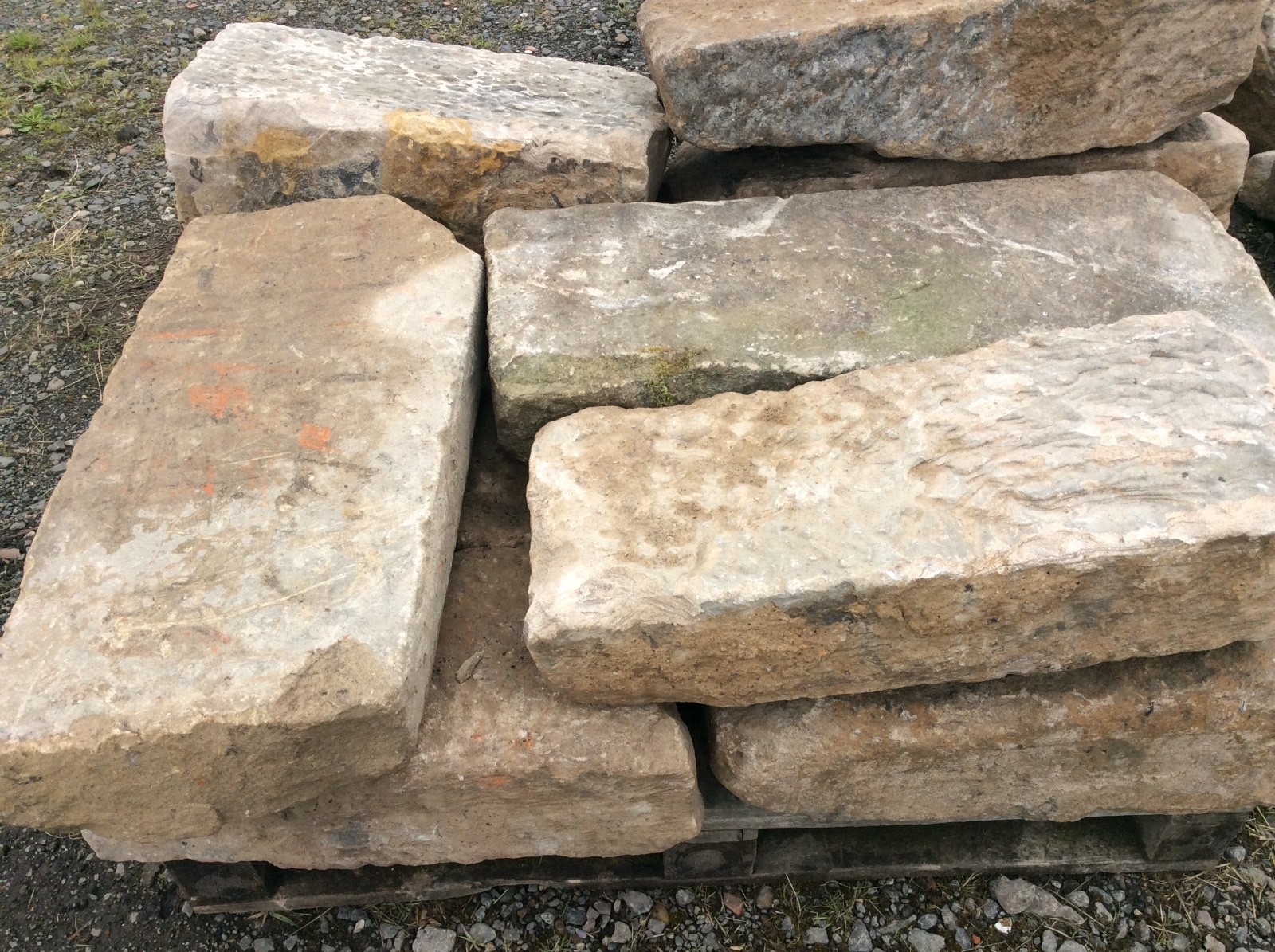 Blonde Scottish Dressed Reclaimed Sandstone ready to build | eBay UK