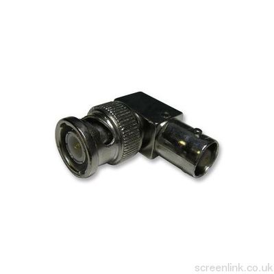CCTV Camera BNC Plug Socket 90 Degree Right Angle Adaptor Connector ...