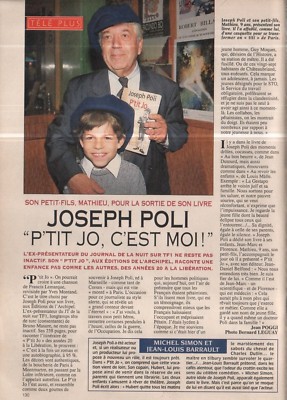 Coupure de presse Clipping 1994 Joseph Poli (1 page) | eBay