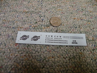 Herald King decals HO Chicago North Western CNW "Railway" heralds black ...